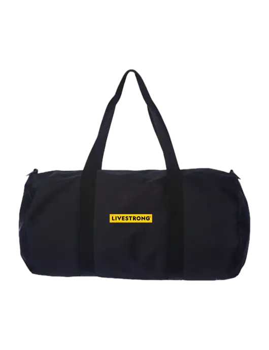 Day Tripper Black Duffel Bag w/LIVESTRONG Logo