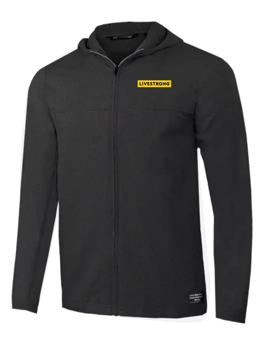 TravisMathew Dark Heather Grey Balboa Hooded Full-Zip Jacket w ...