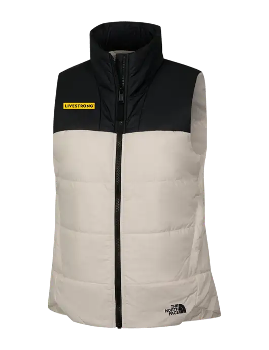 The North Face Womens Ivory Everyday Insulated Vest w/LIVESTRONG Logo