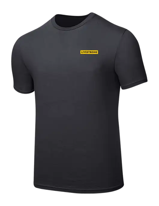 Seriously Soft Charcoal T-Shirt w/LIVESTRONG Logo